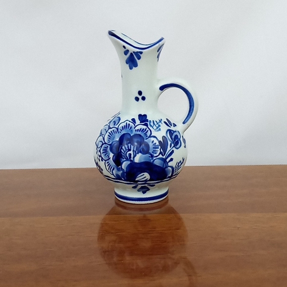Vintage | Accents | Vintage Mini Hand Painted Delft Blue Pitcher | Poshmark